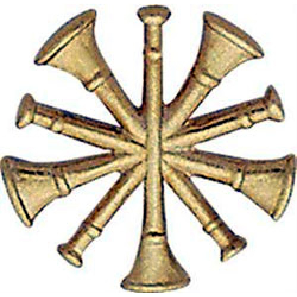 Fire Dept Collar Brass Rank